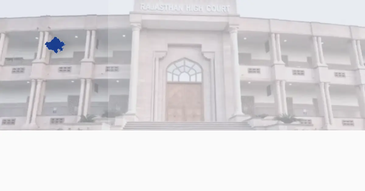 Rajasthan HC Restores Civil Appeal Dismissed by Registry for Counsel's ...